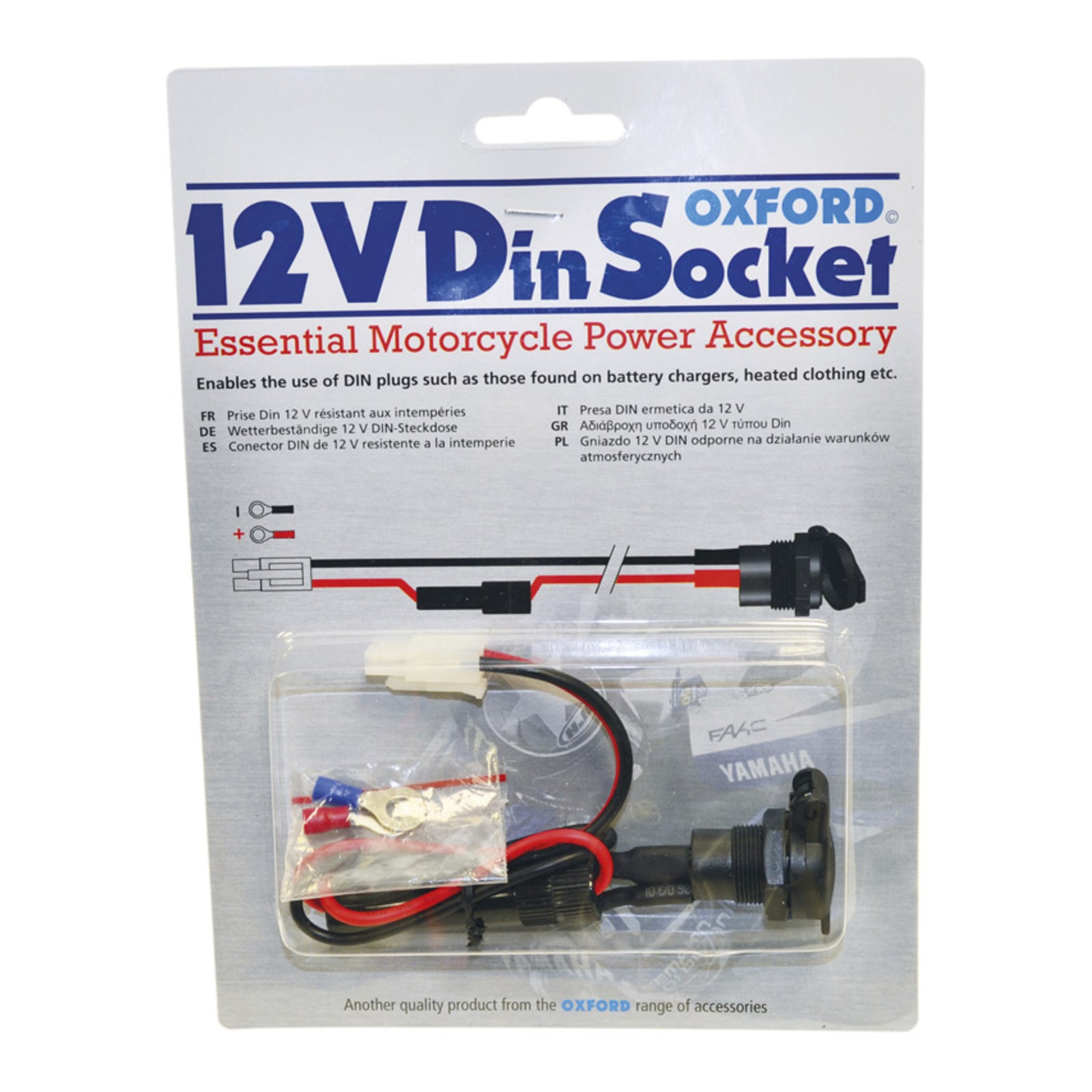 Oxford 12 Volt DIN Power Socket (For 18mm Plugs) – Oxford Australia