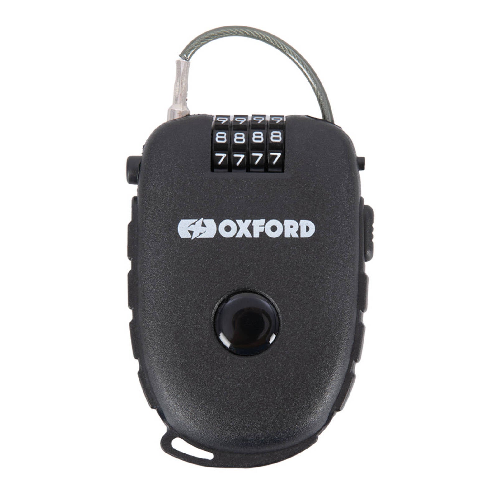 Oxford Retractable Combination Cable Lock 75cm - Black – Oxford Australia